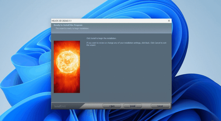 Installation - HELIOS 3D | HELP CENTER